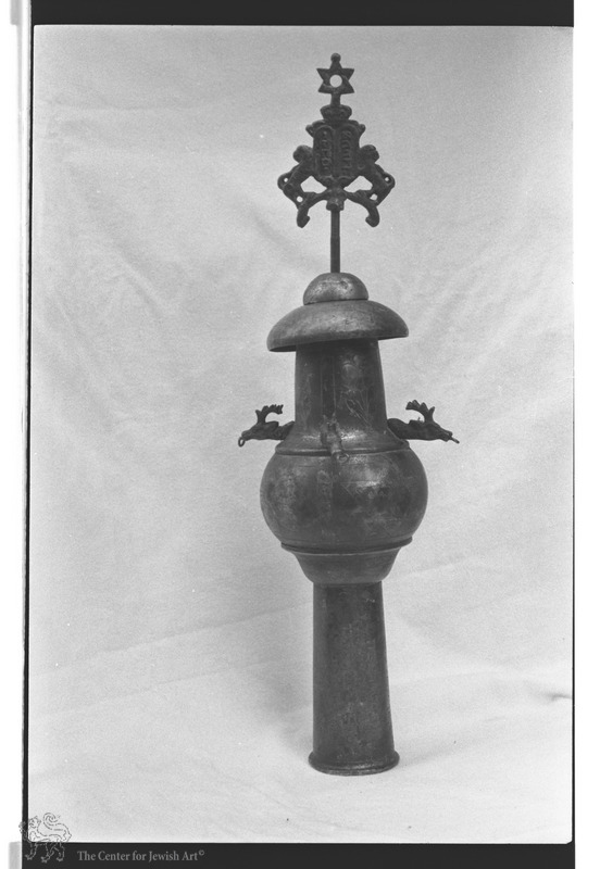 Photograph of: Torah finials | Photograph | NNL_ARCHIVE ...