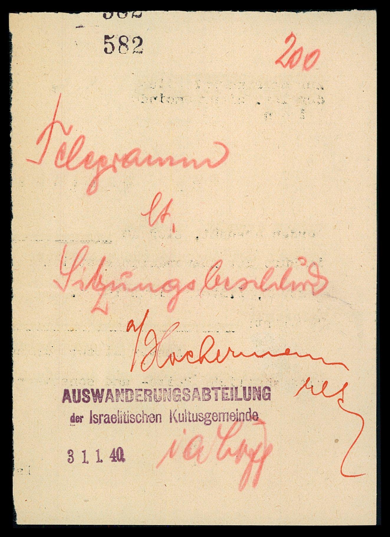 Applicant: Wagner (Wahrhastig), Johann (Isak); born 21.6.1890 in ...