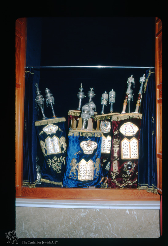 Torah Ark with open Doors. Photograph of: Synagogue in Volos ...