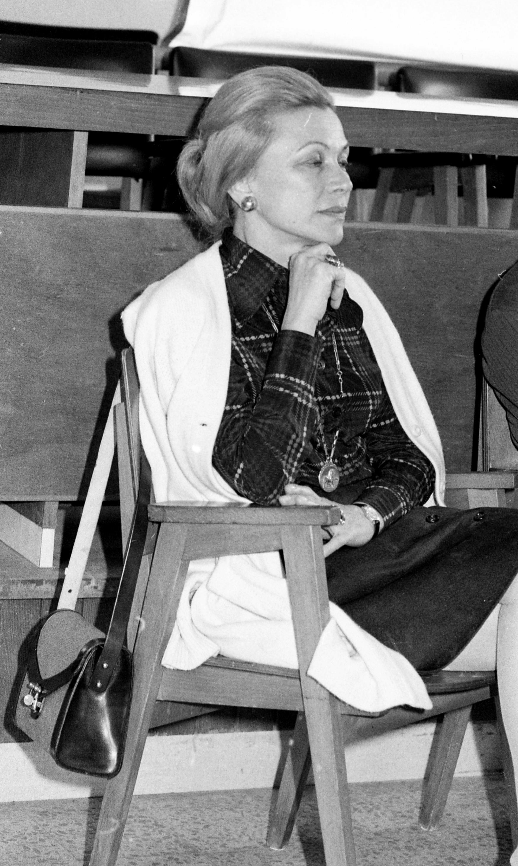 Rachel Dayan participating a meeting of Shekem Comp | Photograph NNL ...