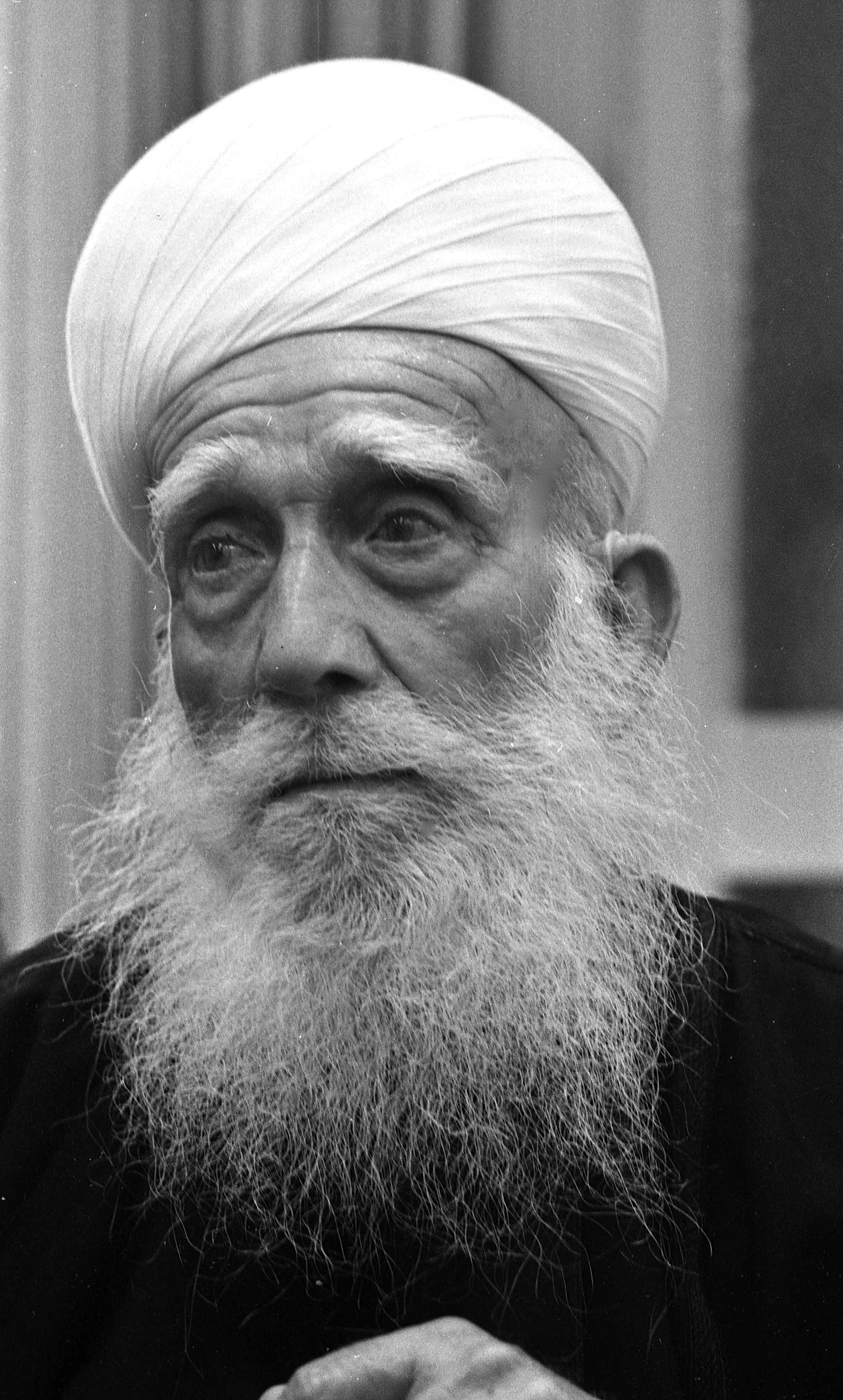 Leader of the Druze Community, Sheikh Amin Tarif | תמונה | NNL_ARCHIVE ...