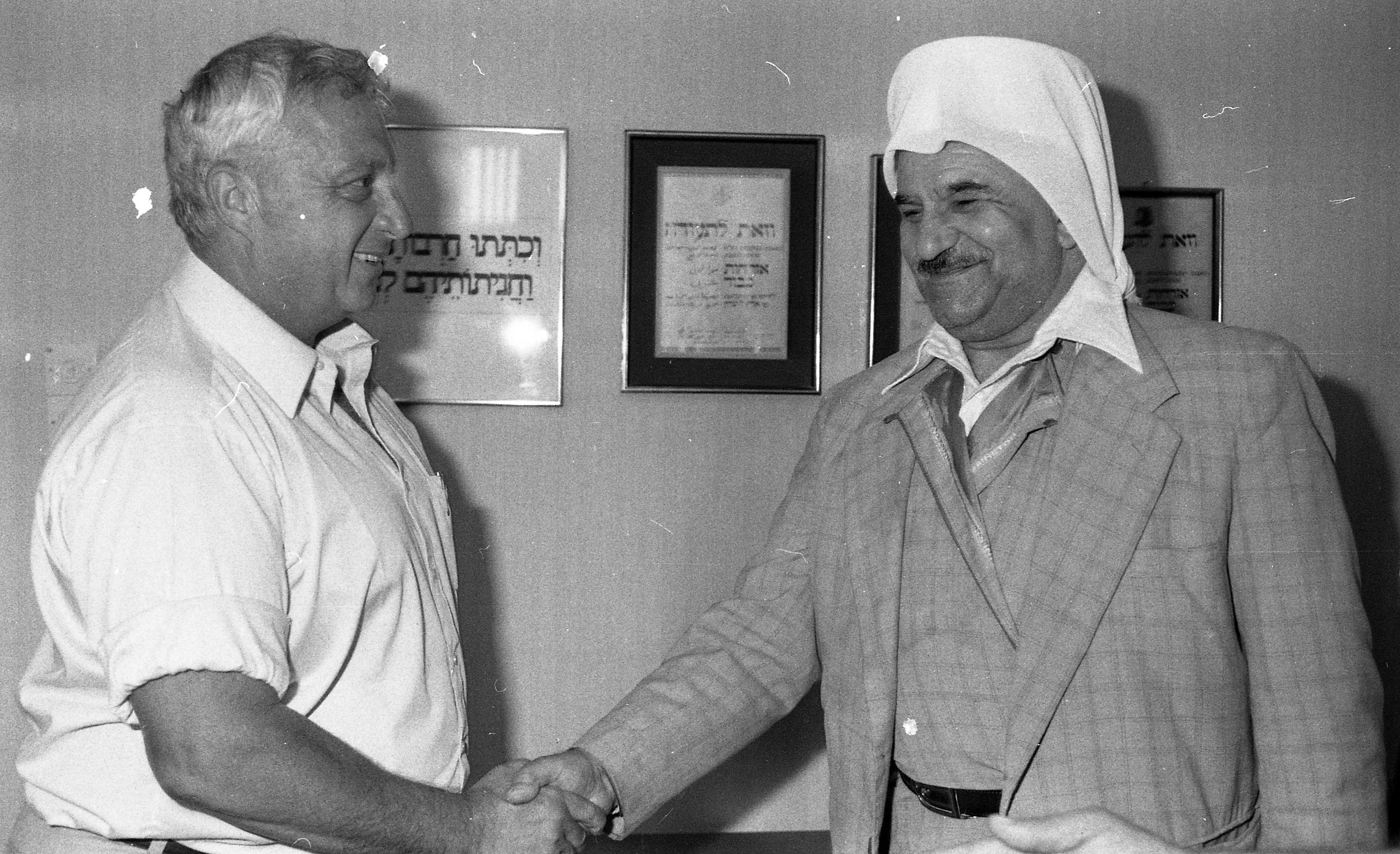 Druze leader Sheikh Amin Tarrif visited Minister of Agriculture Ariel ...